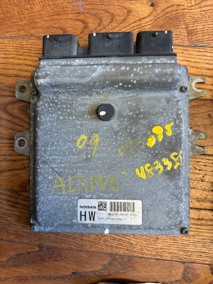 2009 NISSAN ALTIMA OEM Engine ECM MEC110-260-B1 BCM FOB Reader Module ...
