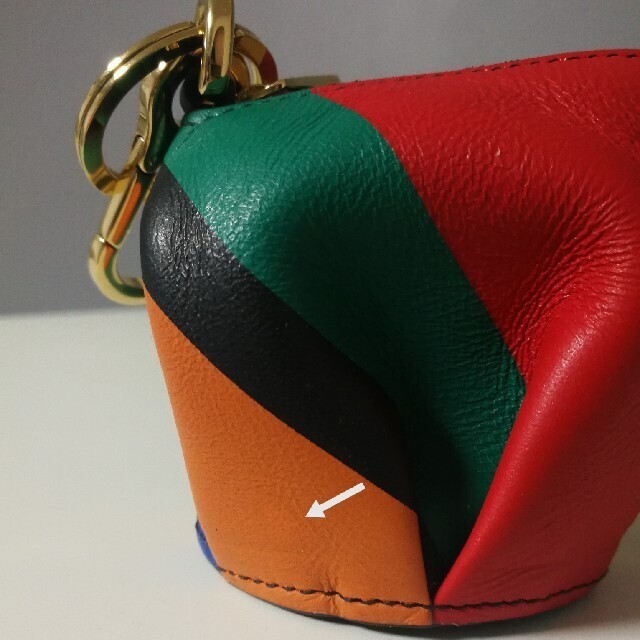 LOEWE Elephant Charm Coin Case Keychain Multicolor Used | eBay