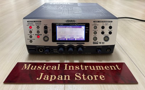 Roland SD-90 Edirol Studio Canvas MIDI Sound Module with Power Cable ...