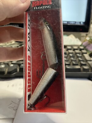 rapala jointed bass lure j-11 j11 s silver 4 3/8" floating minnow 5 ...