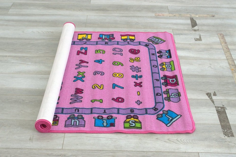 Educational Kids Rug Children for School Classroom Bedroom NON SKID GEL ...
