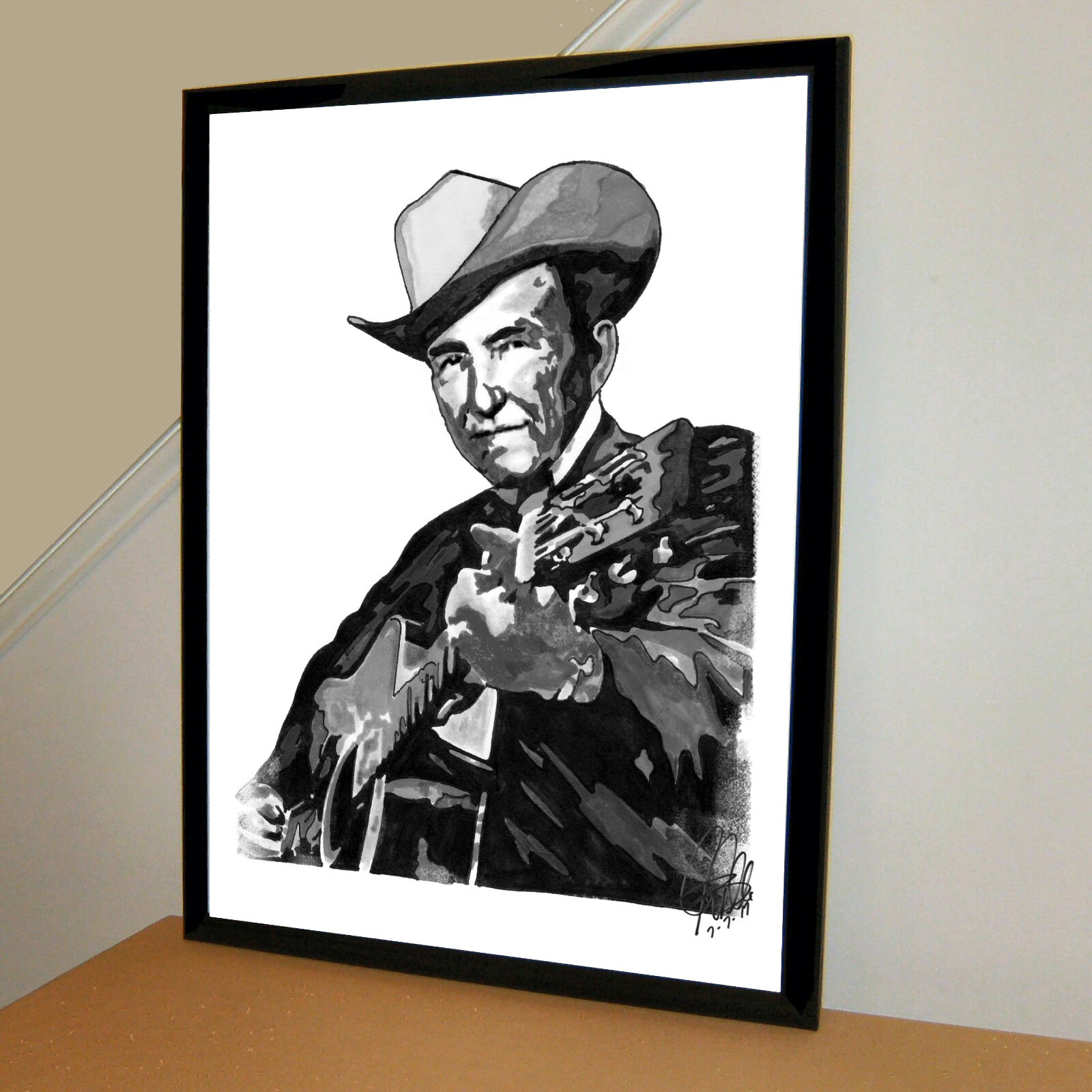 Lester Flatt Guitar Bluegrass Music Poster Print Wall Art 18x24 | eBay