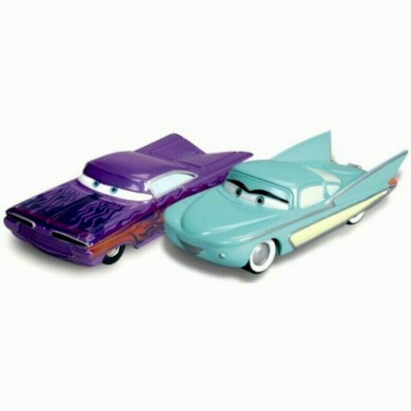 Disney Pixar Cars Movie Moments Series Flo & Ramone 1:55 DieCast Mattel ...