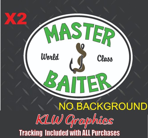 Baiter Master Fish Hunter Decal Sticker Car Truck Boat BAIT Diesel ...