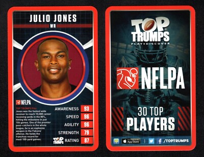 40 Julio Jones Atlanta Falcons Football Game Playing Cards - 40 Card ...