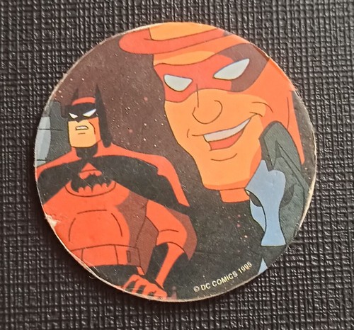 Pog BATMAN 96 DC COMICS 1995 Pogs Kini Kinis Slammers Caps Tazos Retro ...