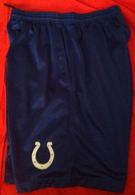 NFL Team Apparel Indianapolis Colts Adult Mesh Practice Shorts Small S ...