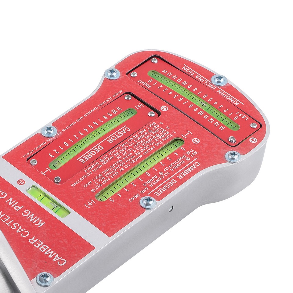 Wheel Alignment Gauge w/ Magnetic Adapter Camber,Castor & Kingpin ...