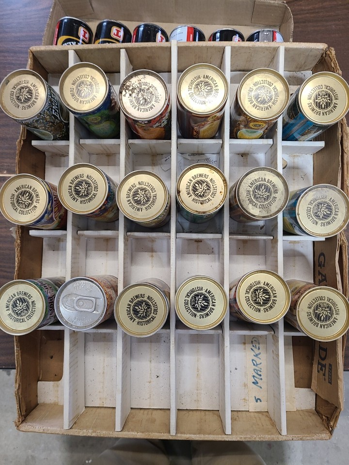 Historical Breweries empty beer cans complete set Huber and Pittsburgh ...