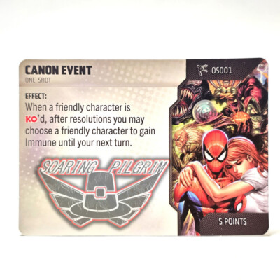 Marvel Heroclix CANON EVENT - OS001 - ONE-SHOT CARD Spider-Verse Set | eBay