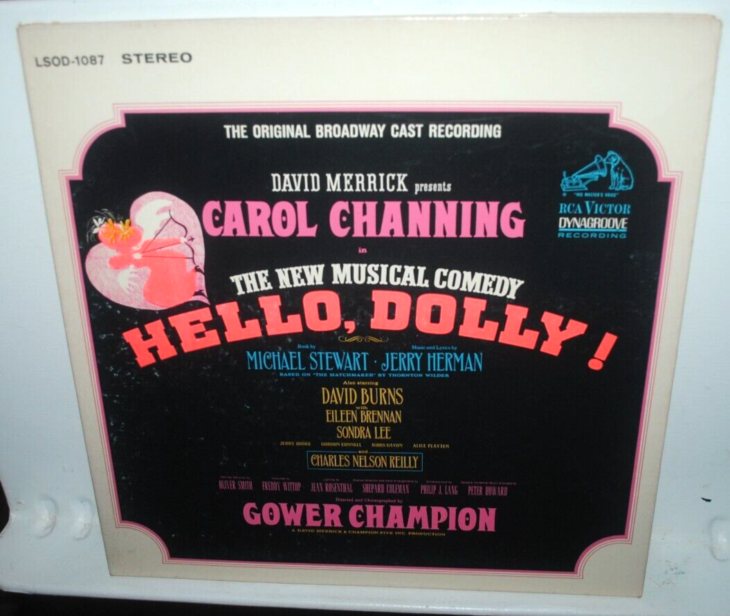HELLO, DOLLY!, Original Broadway cast, Carol Channing, LP record, EX+ ...