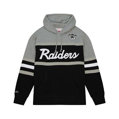NWT Oakland Raiders Mitchell & Ness Head Coach Pullover Hoodie $110 | eBay