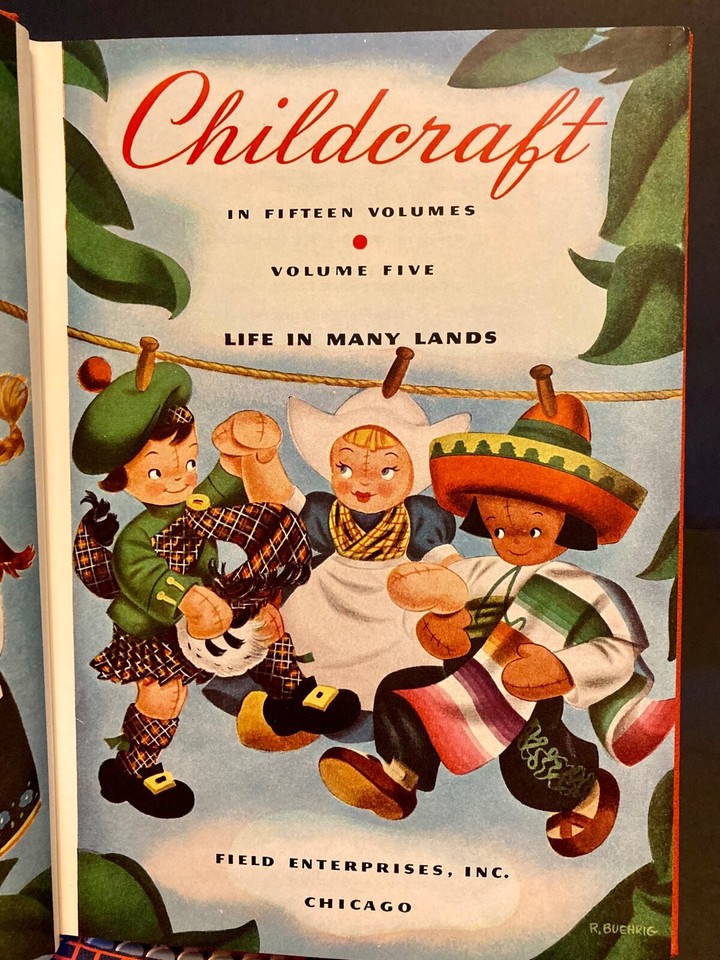 VINTAGE 1954 CHILDCRAFT BOOKS ***pick your volume*** HC/GOOD | eBay