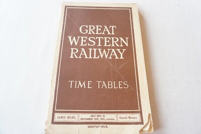 1931 GWR Passenger Timetable Great Western Railway Very Thick 262 pages ...