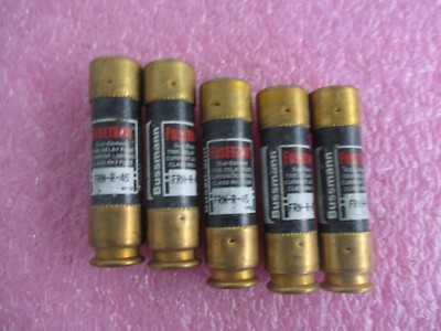 Lot de Fusetron Modèle :Frn-r-45 Double Eléments Fusibles. Quantité 5 ...