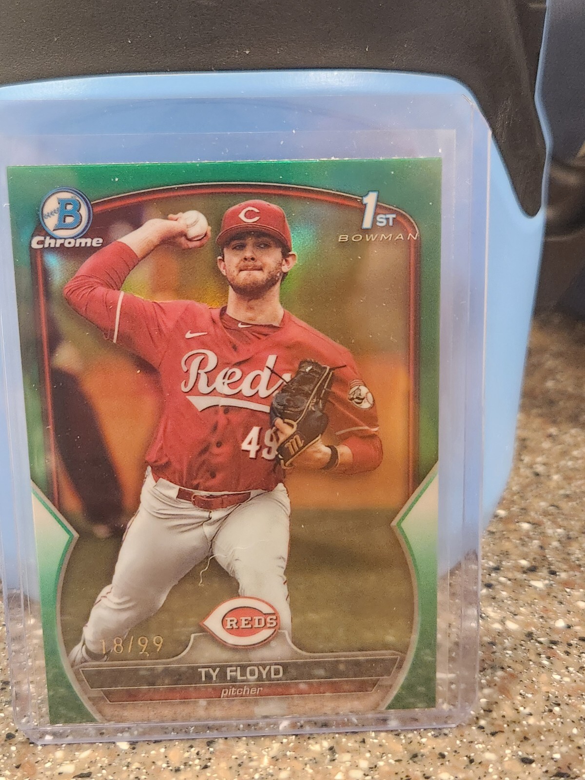 2023 BOWMAN DRAFT TY FLOYD 1ST GREEN /99 #BDC-155 CINCINNATI RED | eBay