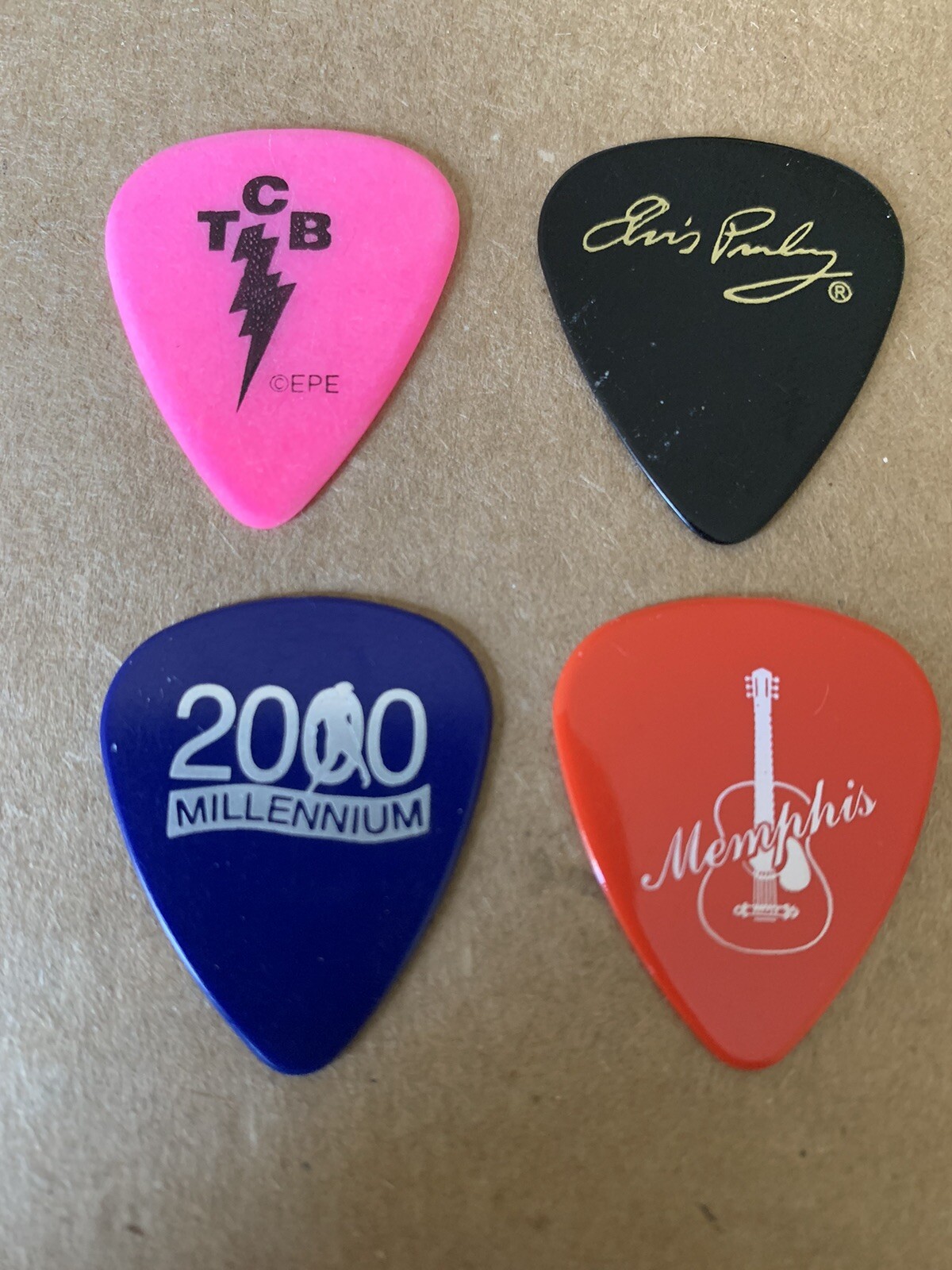 Elvis Presley Pink TCB Lightning Bolt ,Signature,Millennium and Memphis ...