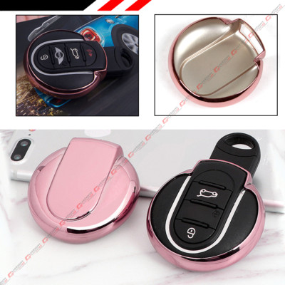 FOR 2015-18 F55 F56 F57 MINI COOPER TPU SOFT PROTECTIVE KEY FOB CASE ...
