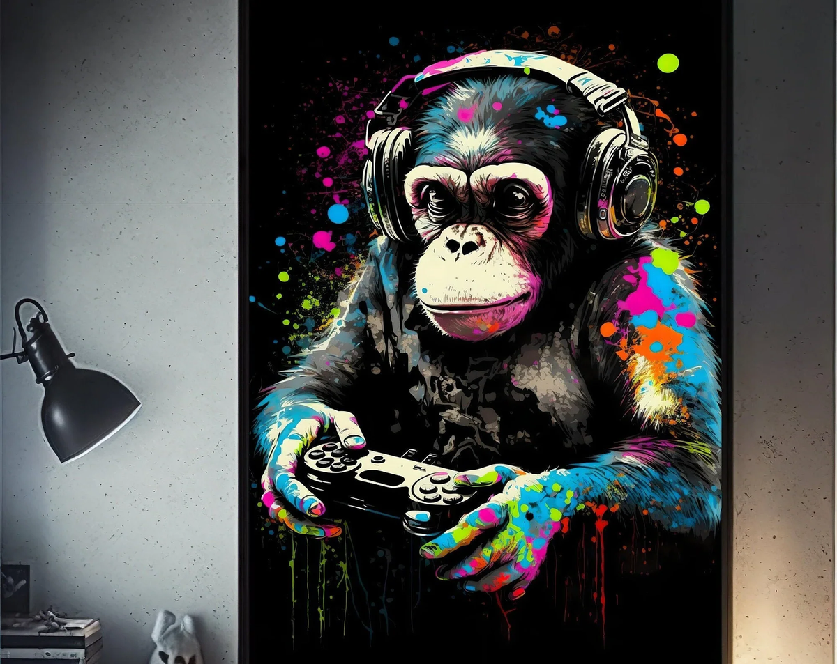 Monkey Game Room Art Monkey Fruit Paintings For Sale Fine Art