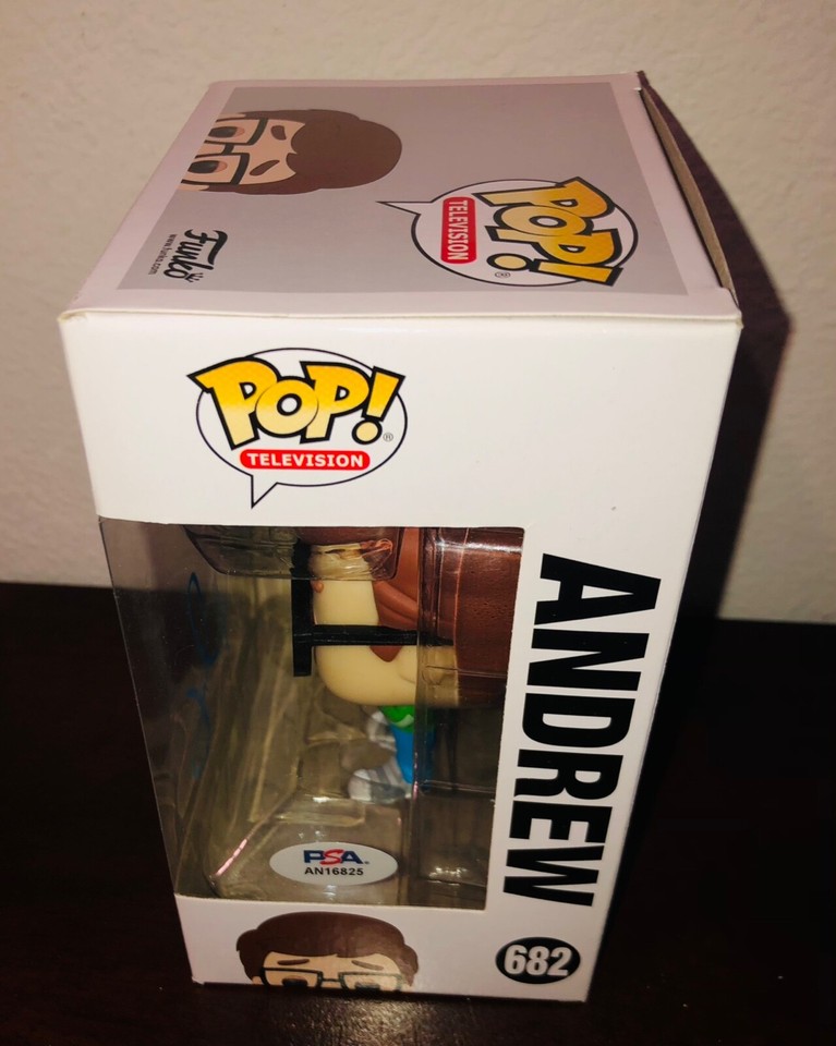 John Mulaney Big Mouth Andrew Actor #682 Signed Vaulted Funko Pop PSA ...