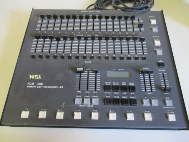 NSI NCM 7216 Microplex Memory Lighting Controller Console for sale ...