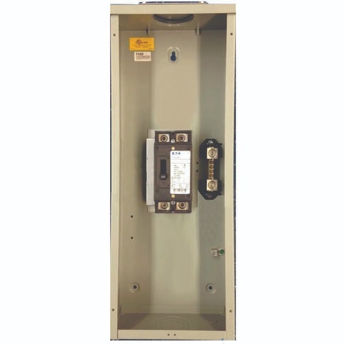 400 / 320 Amp Meter Base / Socket EATON 324N w/2 200A Main Breakers ...