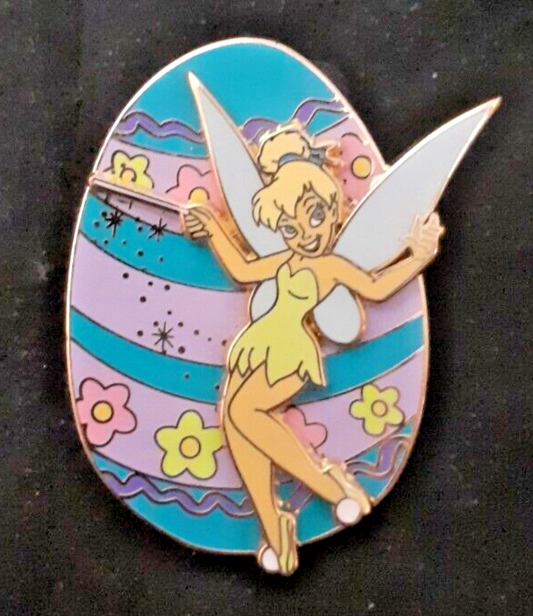 Disney Tinker Bell Pixie Dusted Easter Egg 2006 3D Pin~Pin # 45607~EUC ...