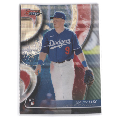 Gavin Lux Rookie #41 2020 Bowmans Best Los Angeles Dodgers Baseball ...