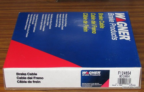 NEW WAGNER F124654 PARKING BRAKE CABLE (JESS611 DS1280 BOX4) | eBay