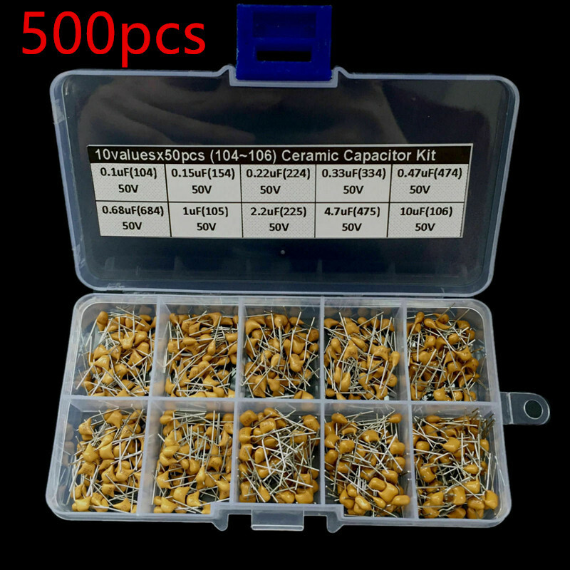 Ceramic Capacitor Assorted Kit Assortment Set 700pcs/ 500pcs/300pcs | eBay