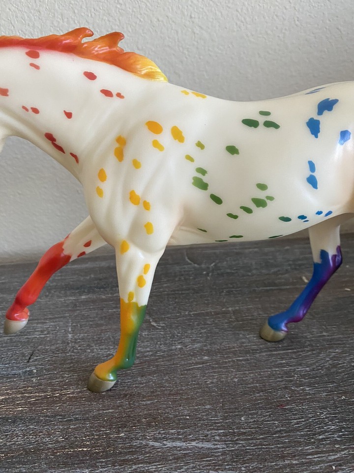 Breyer 2021 Breyerfest SR Seven Arts Surprise Matte Rainbow Appaloosa ...