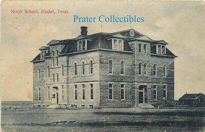 Texas, TX, Haskel, North School 1909 Postcard | eBay