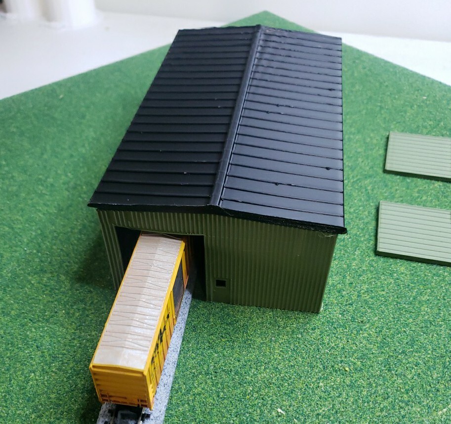 N Scale 1/160 3d Printed Warehouse/ Military Building Pull Thru Doors ...