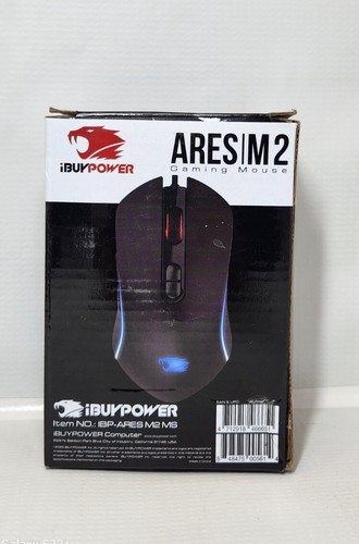 iBuypower Wired Gaming Mouse Black Computer Control, IBP-ARES M2-MS ...