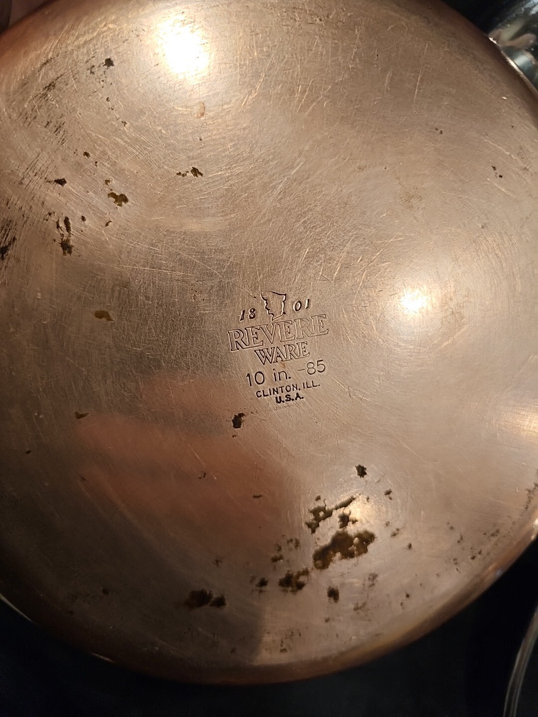 VTG Revere Ware Copper Bottom Stainless Steel 14 Piece Cookware Set ...