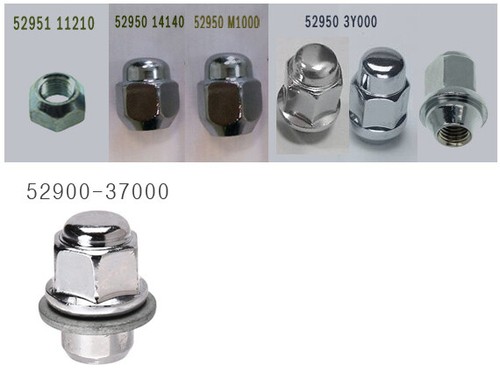 OEM Kia / Hyundai OEM Wheel Chrome Lug nuts 5 pieces 52950-37000 | eBay