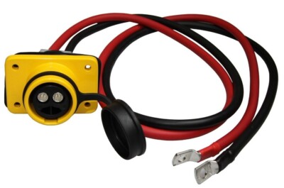 NATO Steckdose mit Kabel 1,5m 2Polig 35mm² 24V mit Dichtung ...