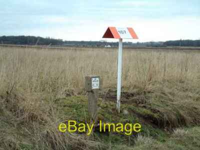 Photo 6x4 Oil pipeline marker Saucher Markers like these show where the ...