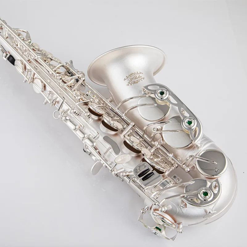 New Arrival Alto Eb Saxophone Brass Silver Plated Sax Instrument With ...