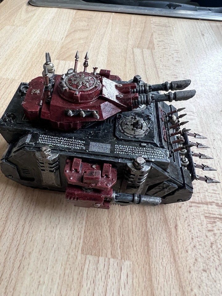 Warhammer 40k Chaos Space Marine Predator Tank | eBay UK