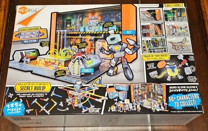 HEXBUG "JUNK BOTS REV'S HIDEOUT" 125+ CONSTRUCTION PIECES - NEW | eBay