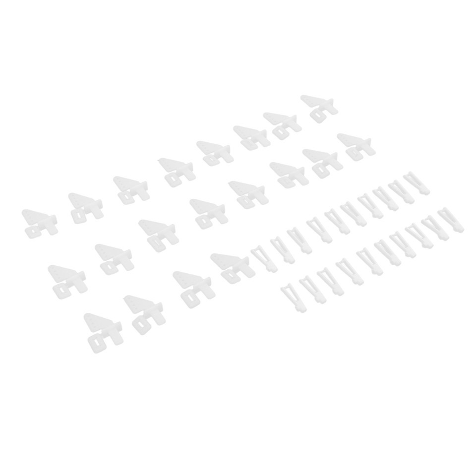 ˜US 20 Sets 4 Hole Control Horns Clevis Kit KT Rudder Angle For RC ...
