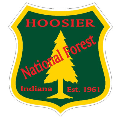 12" hoosier national forest bumper sticker decal usa made | eBay