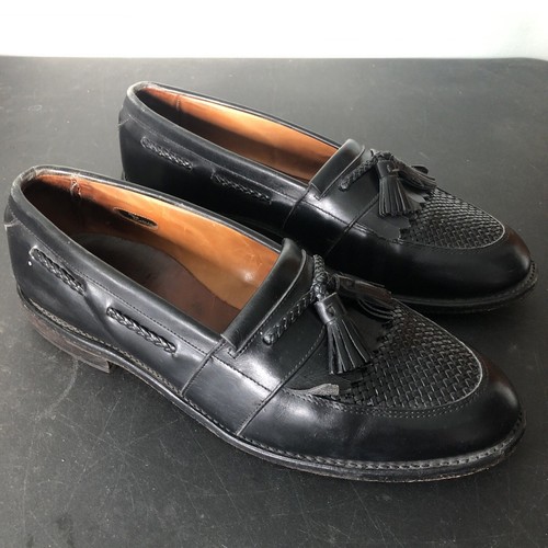 Allen Edmonds Cody Kiltie Tassel Men's Size 9.5 D Black Loafer Dress ...