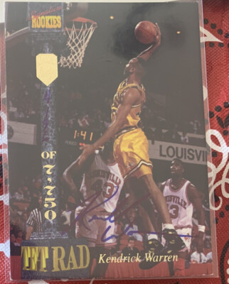 Kendrick Warren VCU Basketball Signature Rookies Autograph Card Auto ...