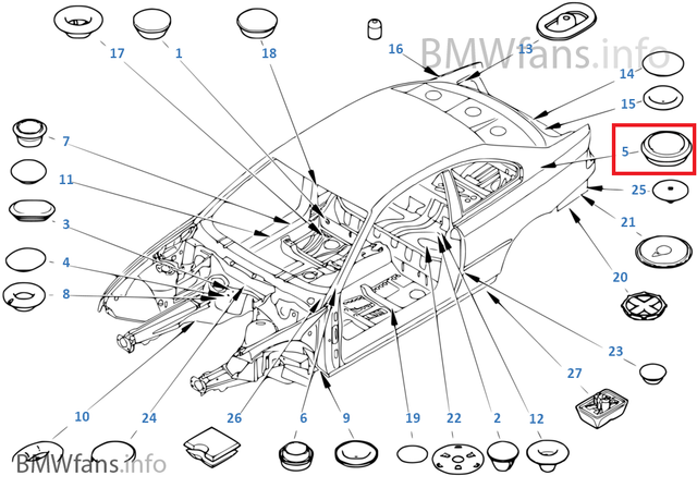 BMW Genuine 07147140849 Blind Plug D 35mm for sale online | eBay