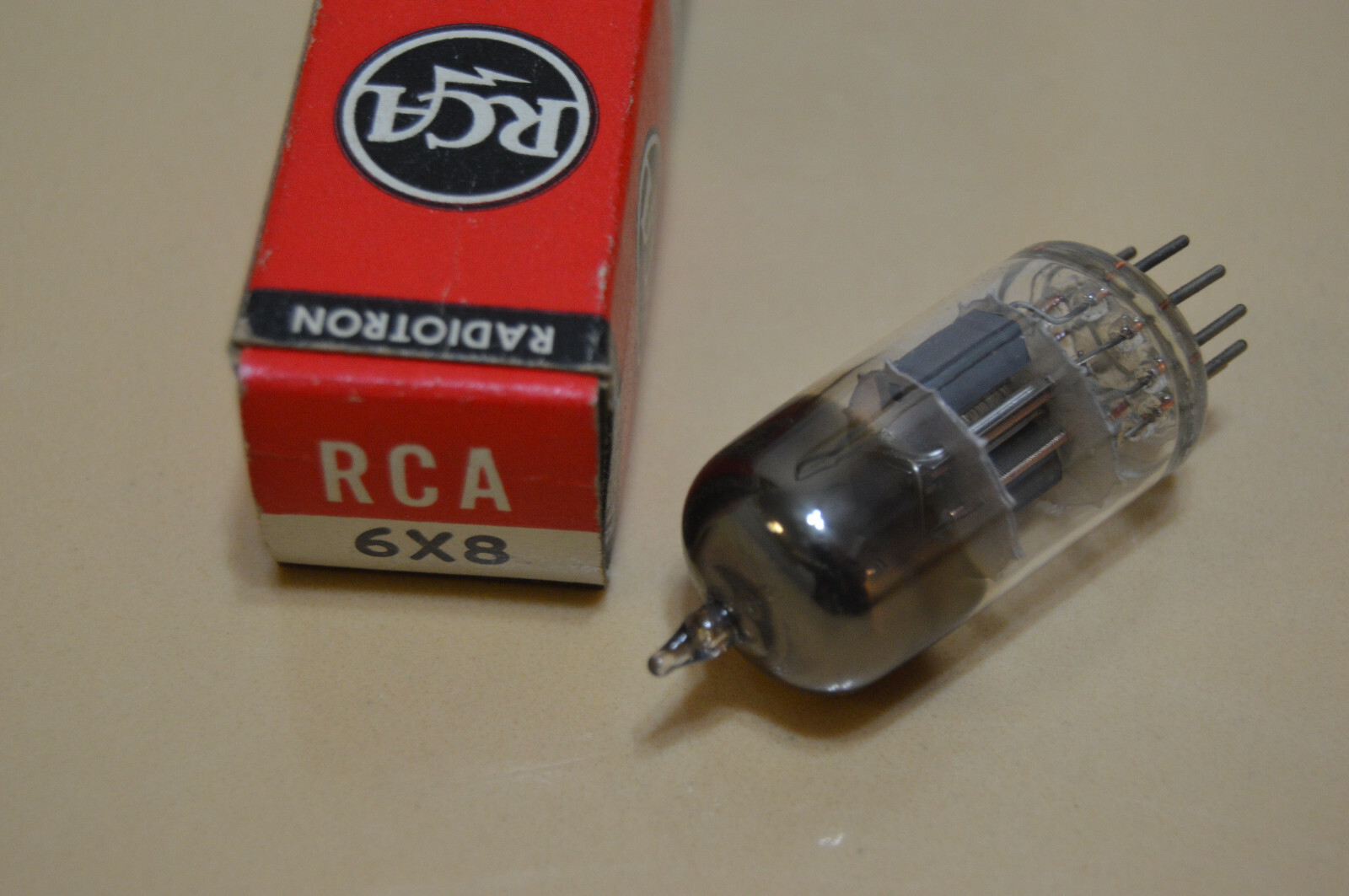 Vintage RCA 6X8 Electronic Tube (New Old Stock In Original Box) | eBay