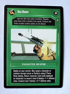 Star Wars CCG JPSD Jabba's Palace Sealed Stun Blaster (Dark) FS Elig ...