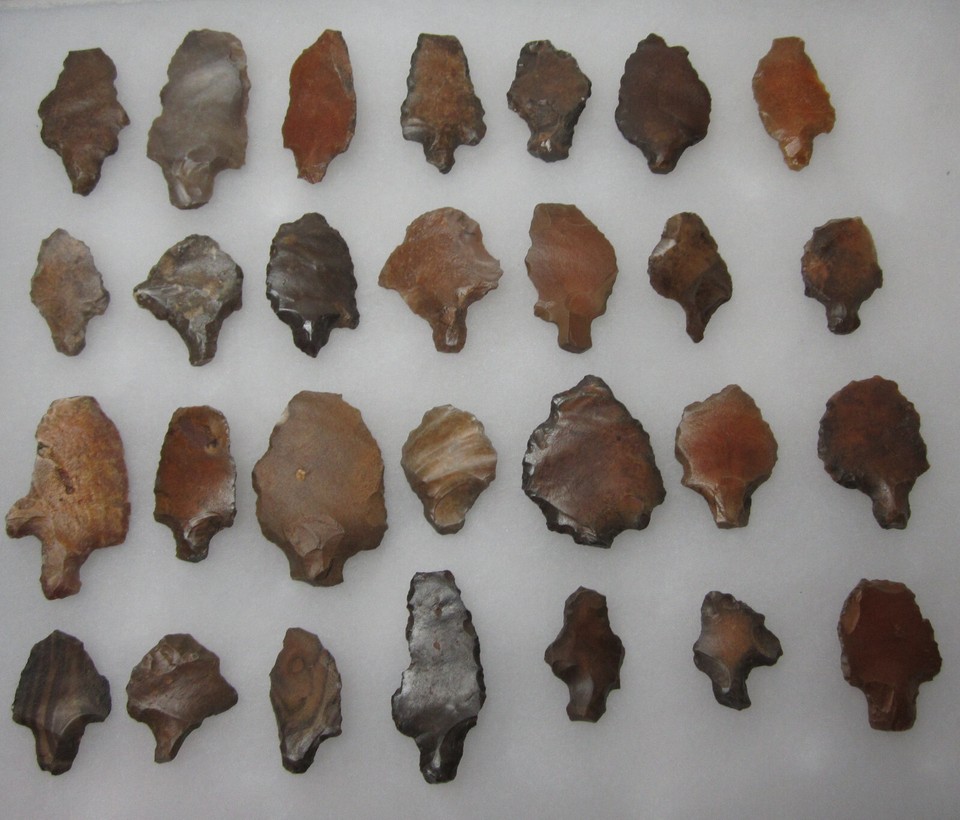 28 Neanderthal Arrowhead / Spearpoints -40,000 BC Ziagot, Morocco | eBay
