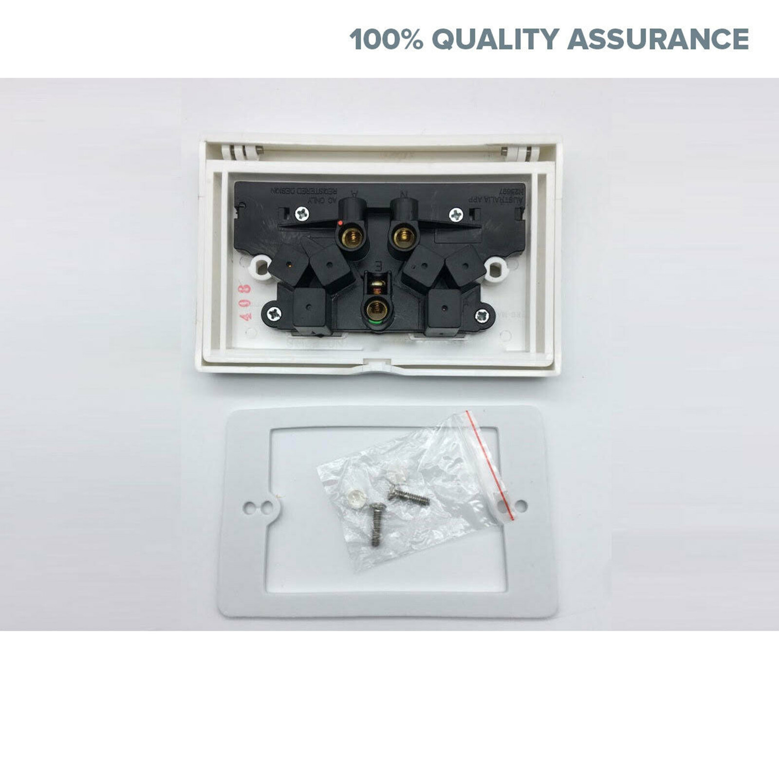 Weather Proof Waterproof Slim Upmarket GPO Power Point Outlet LID ...